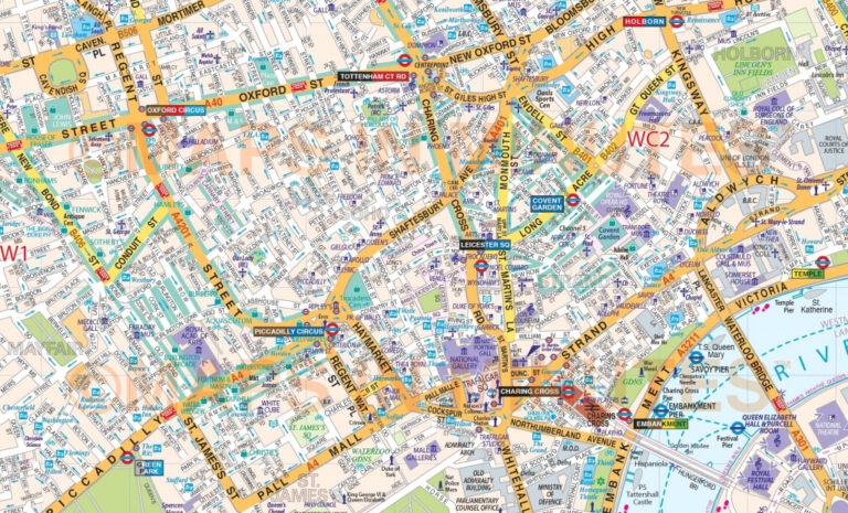 London Street Map Printable Printable Maps | Ruby Printable Map